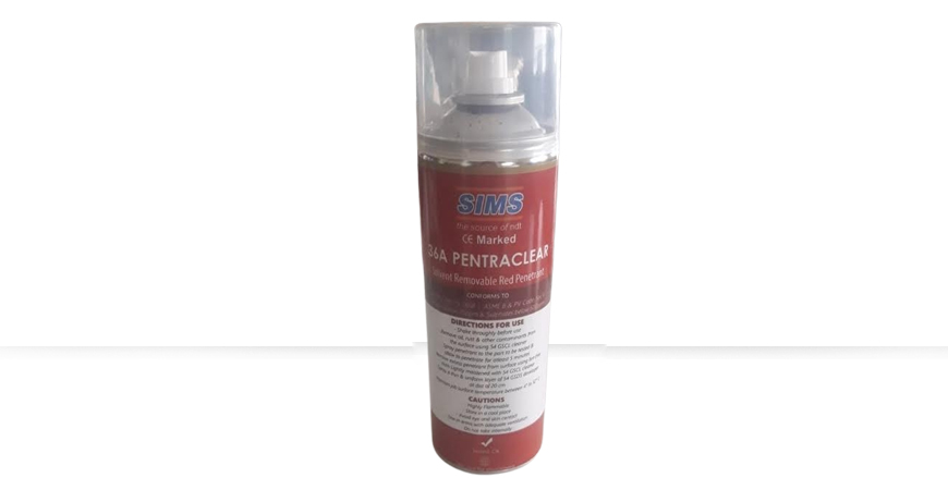 Red Penetrant Solvent Removable